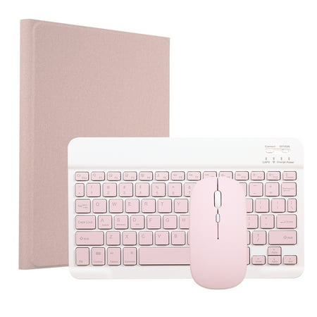 Tomshine Detachable Backlit Bluetooth Keyboard Case+Mouse Pen Slot Heat ...