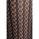 Lady's Fashion Designed Fish Net Full Length Pantyhose, Black-740 ...