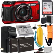 Olympus Tough TG-6 Adventure-Ready Compact Camera - Red, 12MP, 4x ...