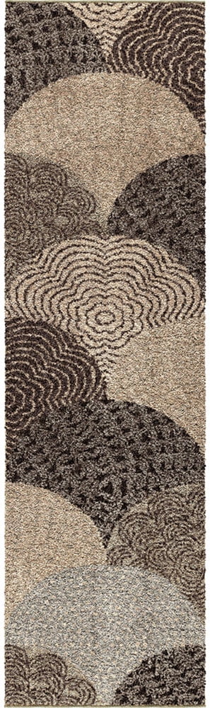 Orian Wild Weave Area Rug 1650 High Pile Multi Rings Loops Floor Decor ...
