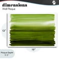 Stupell Industries Ombre Green Gradient Wall Plaque Art, design by ...