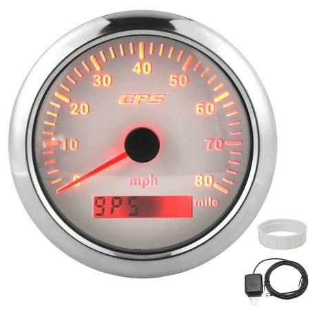 MPH Display,GPS Speedometer 85mm/3.35in Odograph GPS Speedometer ...