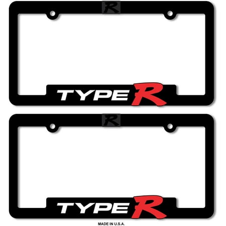 Type-R License Plate Frames Honda Civic Acura Integra 3D Letter Frame ...