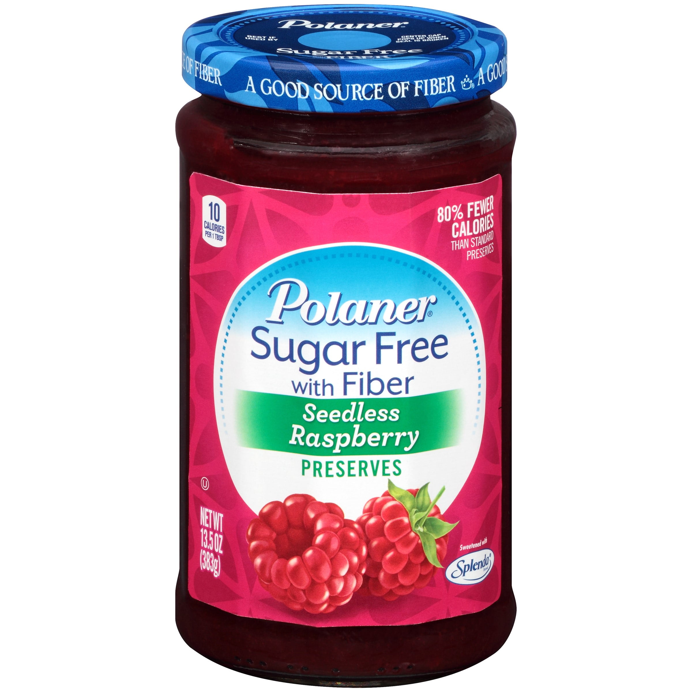 Polaner Sugar Free Seedless Raspberry With Fiber, 13.5 Oz - Walmart.com