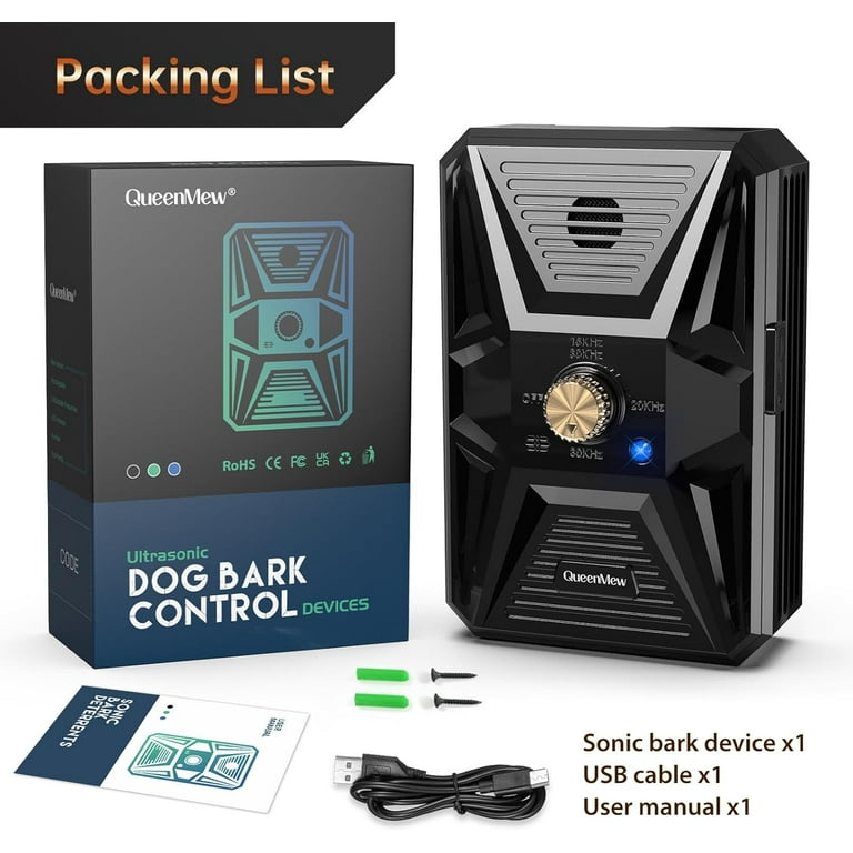 Barkshield For Dogs Bak Guad Po 2025 - Ultasonic Dog Bak Deteent Device ...