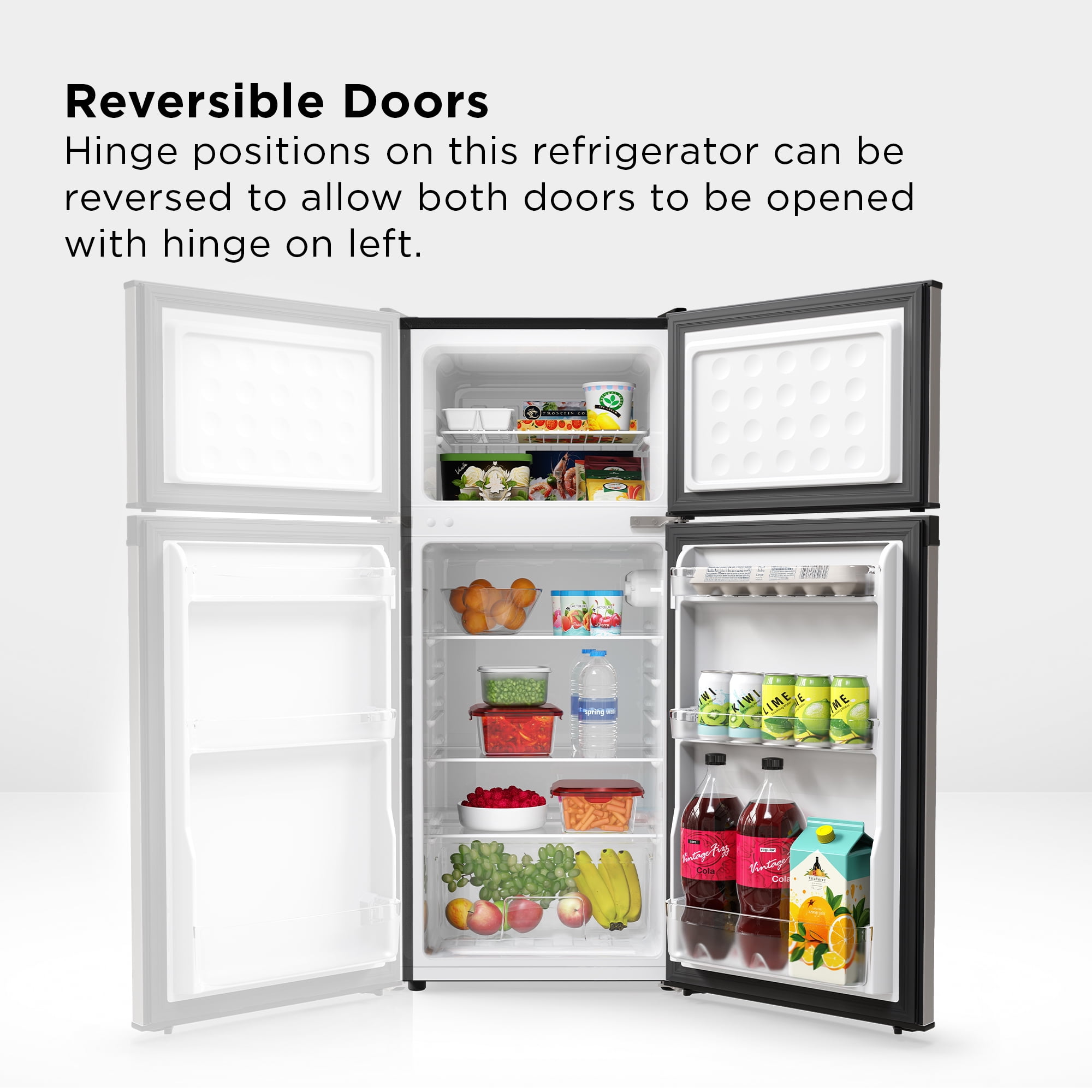 TCL 4.5 Cu. ft. Two Door Compact Mini Fridge With Philippines | Ubuy