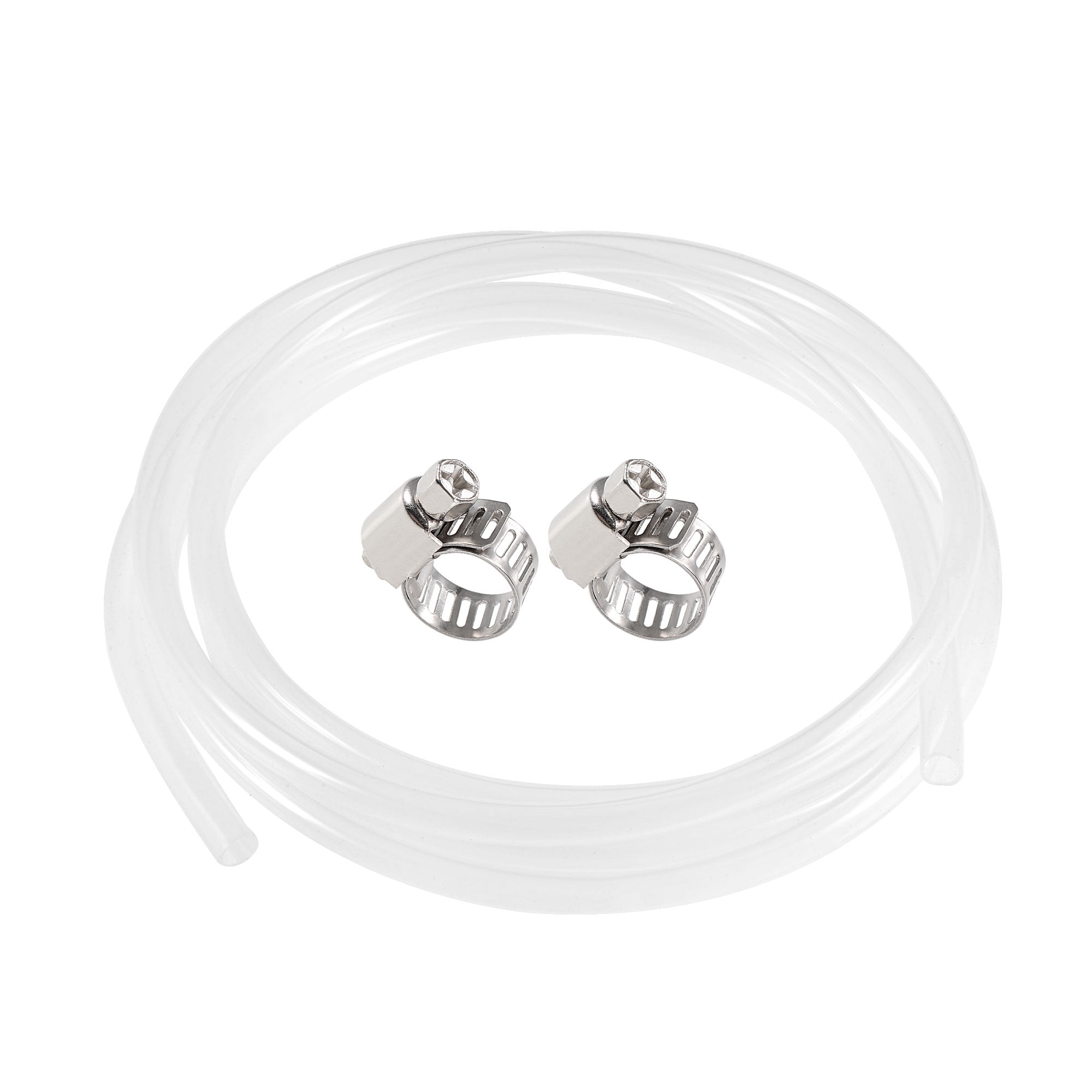 Uxcell 8mm ID 10mm OD 10ft Silicone Tubing Silicone Rubber Tube Air ...