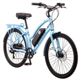 26" Schwinn EC1 Electric Cruiser Bike for Adults, 7 Speeds, 250w Motor ...