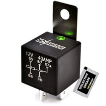 Upgraded HD Switch Waterproof Relay w/LED Diagnostic Indicator, 12V 40A ...