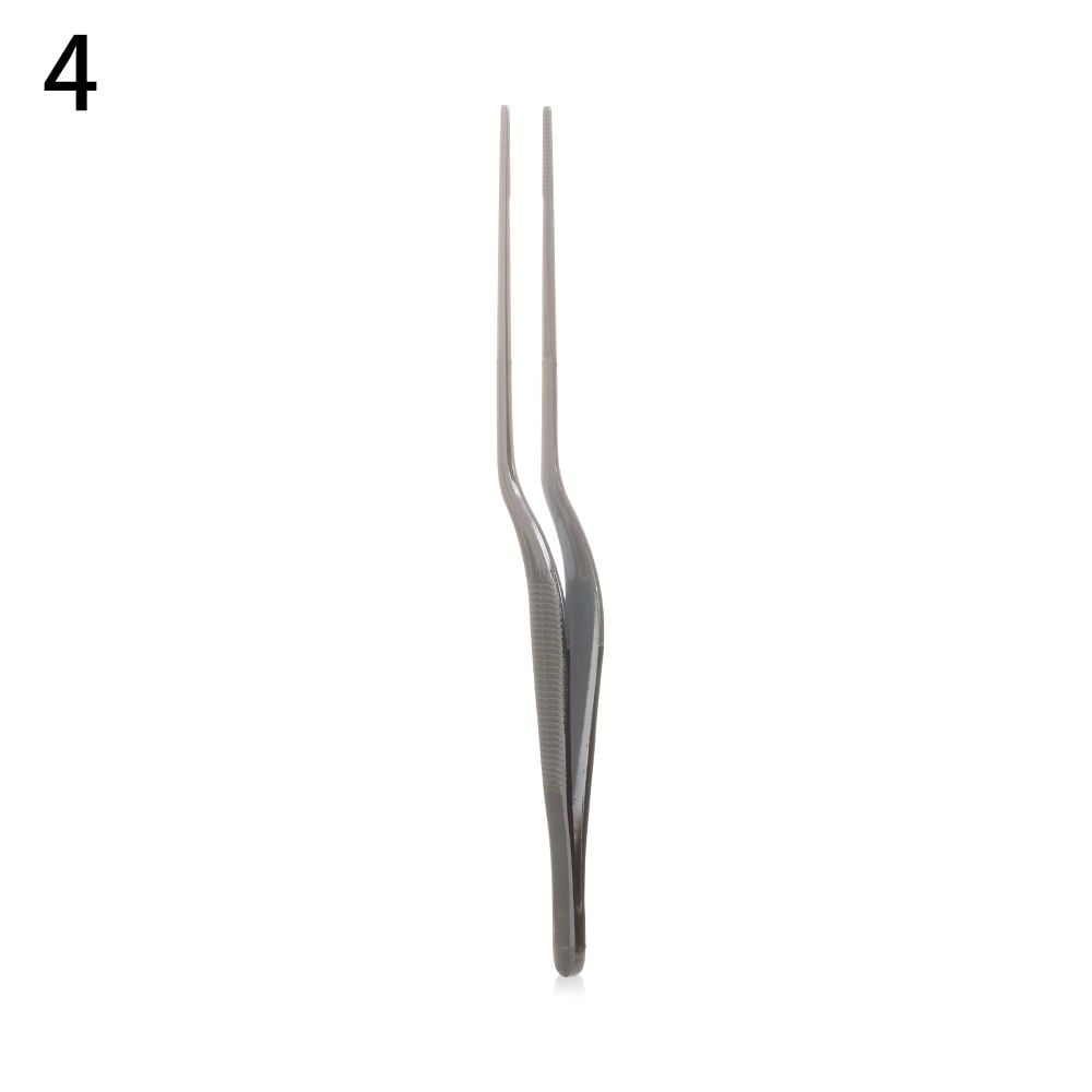 Hot Chef Plating Serving Presentation Barbecue Tongs Stainless Steel ...