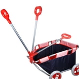 Lissi: Baby Doll Pull Cart in Navy & Red, Kids Ages 2+ - Walmart.com