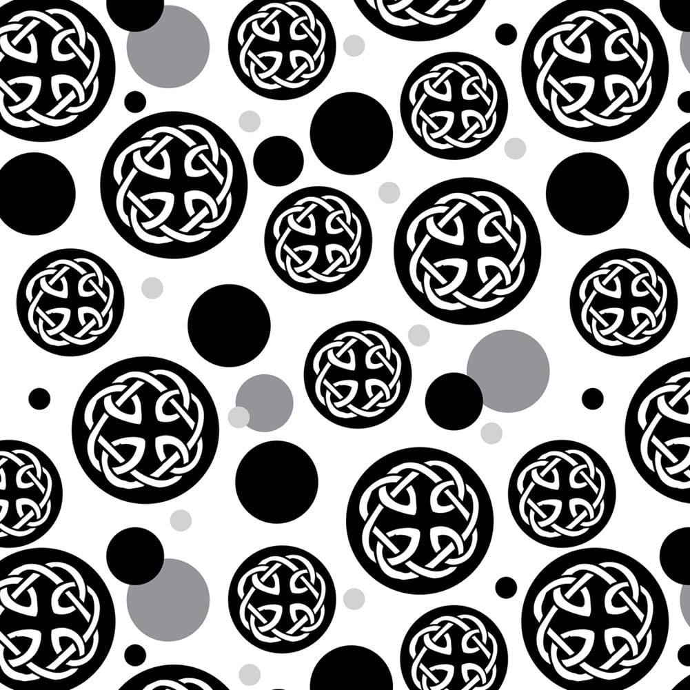 Celtic Knot Premium Gift Wrap Wrapping Paper Roll Pattern - Walmart.com