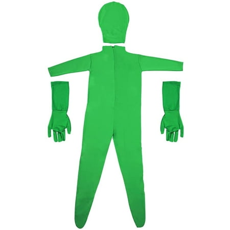 Green Screen Bodysuit Chromakey Body Suit Green Men Clothes with Gloves ...