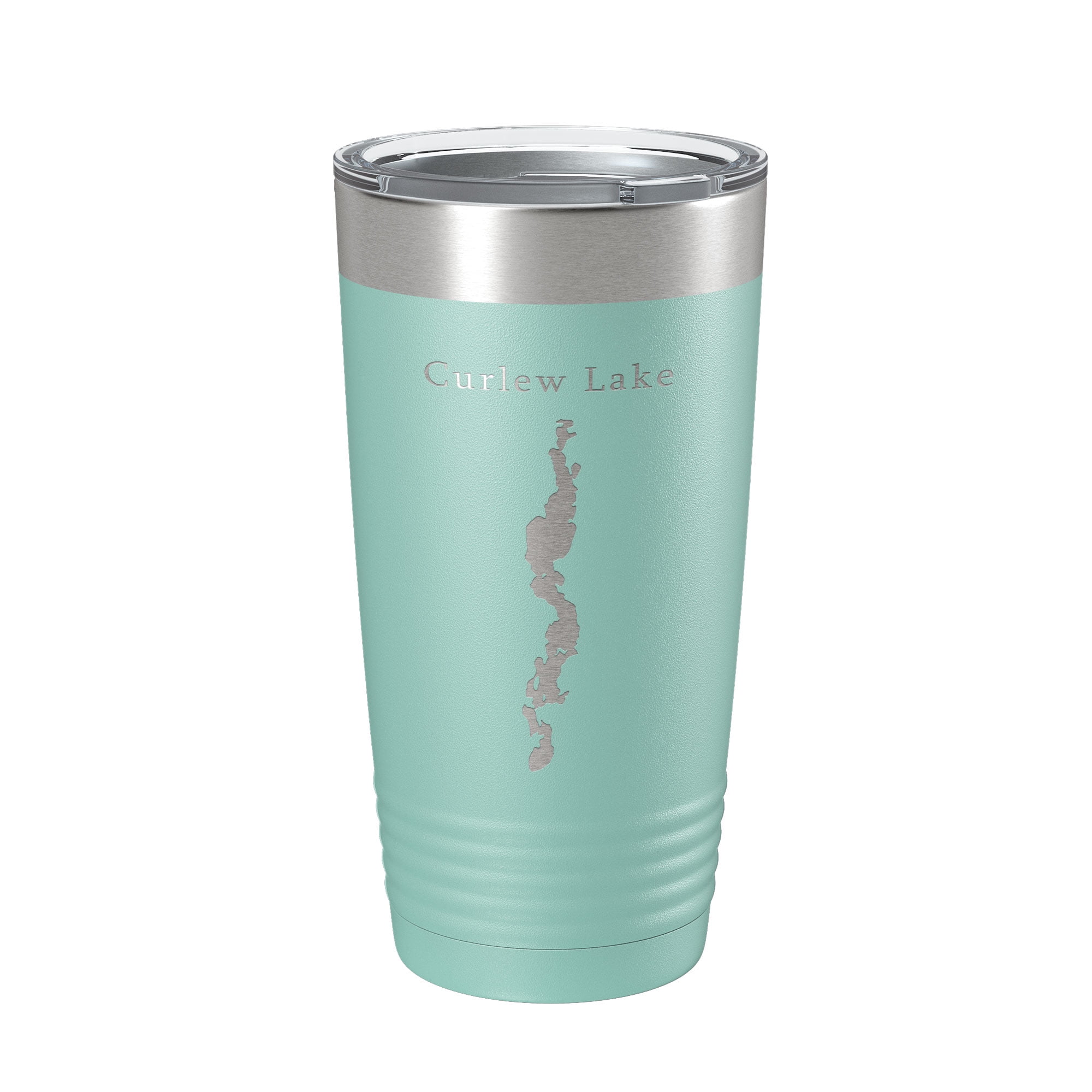 Curlew Lake Map Tumbler Travel Mug Insulated Laser Engraved Coffee Cup ...