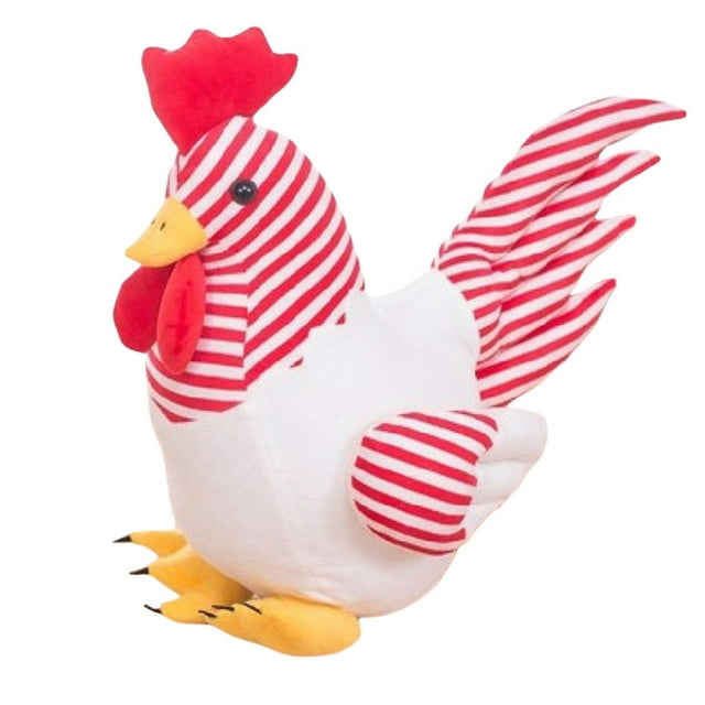 Rooster Plush Toy, Cute Chicken Stuffed Animal Hugging Pillow Plushie ...