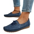 Casual Flats for Women, Moccasin Loafers with Soft Upper, Whip Stitch ...
