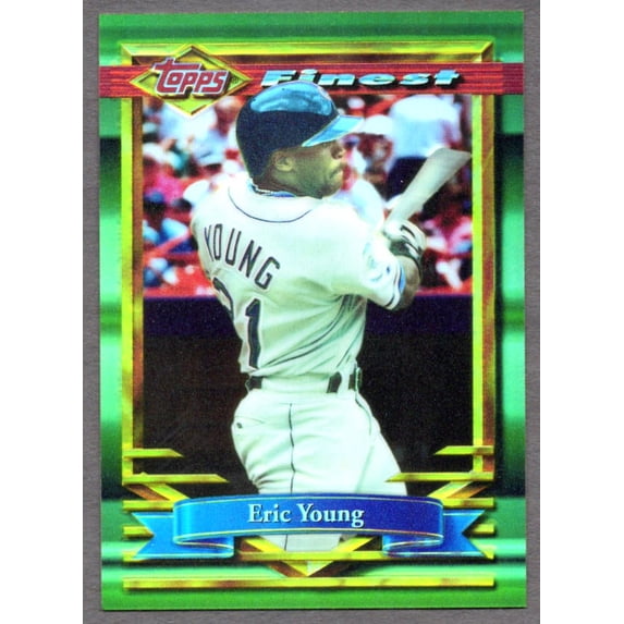 1994 Topps Finest Eric Young #186 Refractor - Walmart.com