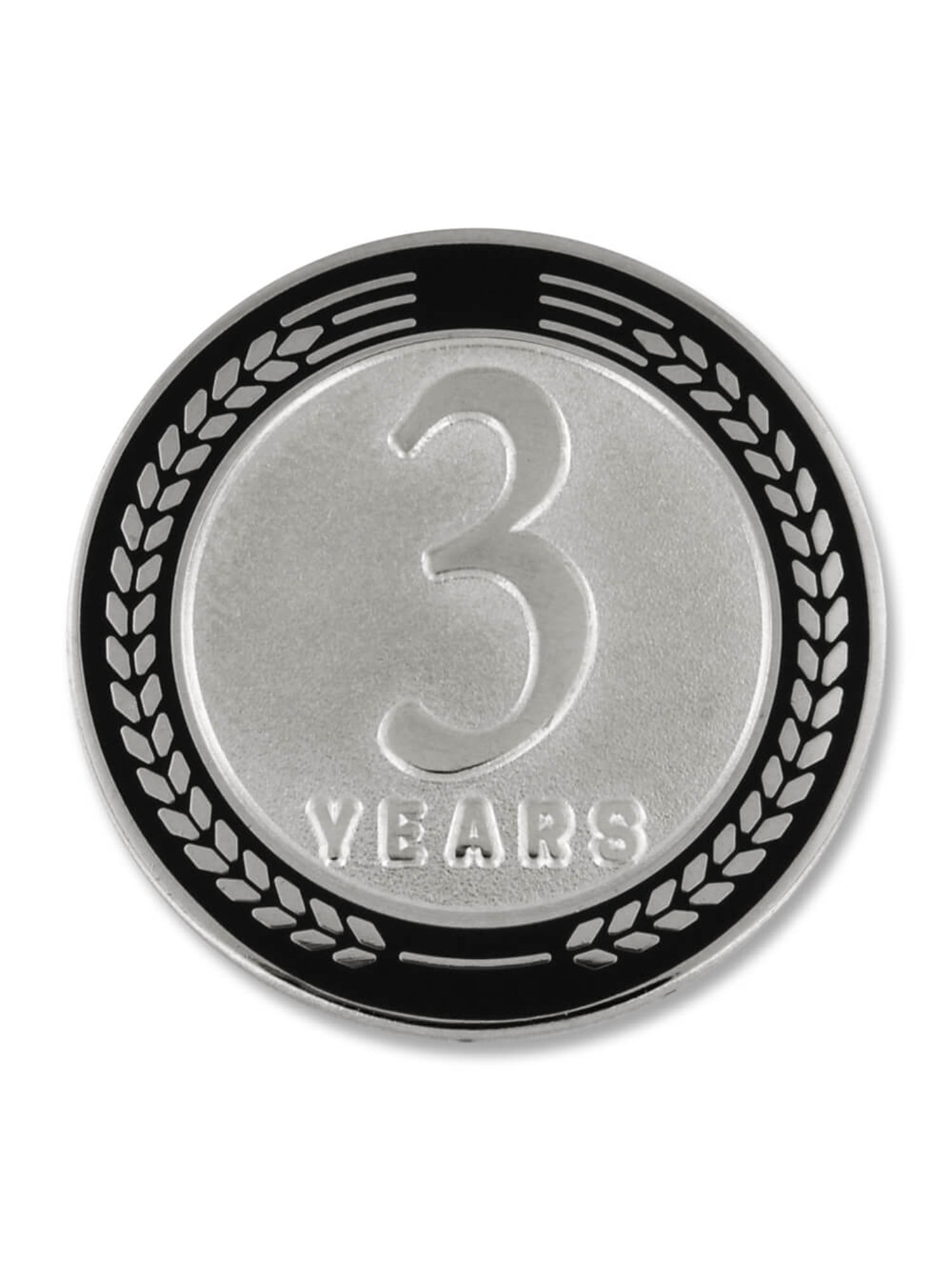 PinMart's 3 Years of Service Award Employee Recognition Gift Lapel Pin ...