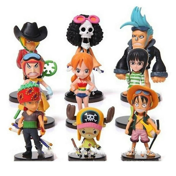 One Piece Luffy Figure Doll Model Toy 9pcs - Walmart.ca