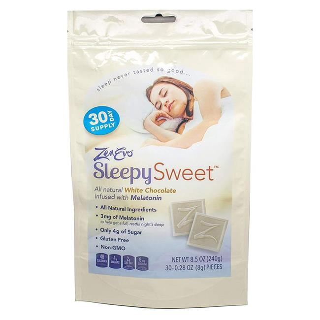 Zenevo Sleepy Sweet White Chocolate - 50 per Box - Walmart.com