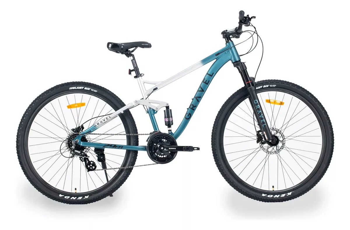 BICICLETA FUJI AZUL LEVEL GRAVEL 18”DOBLE SUSPENSION R29 | Bodega Aurrera en línea