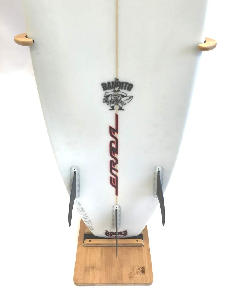 Cor Surf Bamboo Surfboard Storage Stand Premium Stand to Display Your ...
