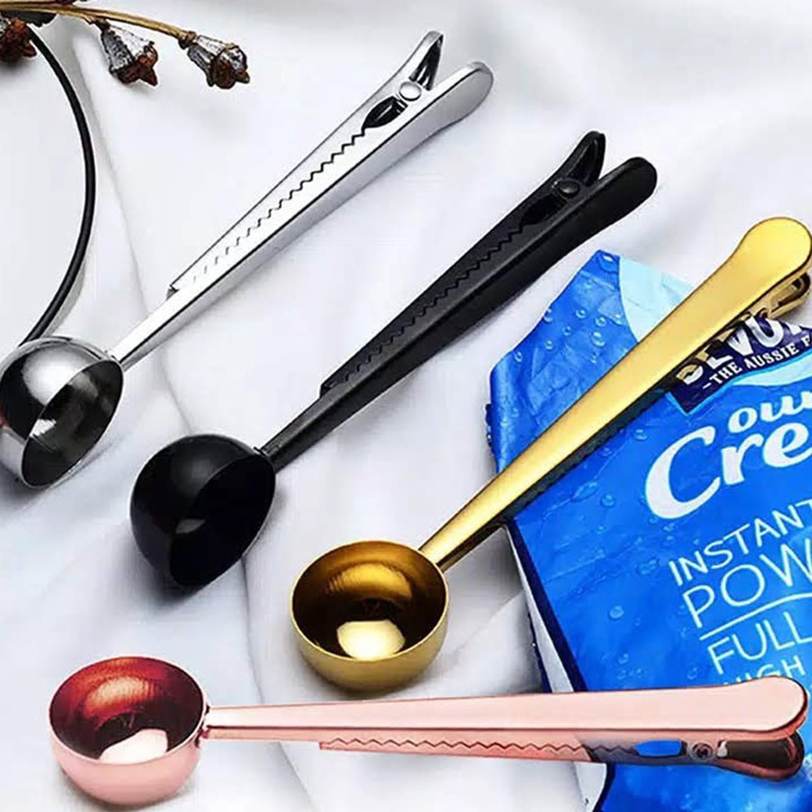 Travelwant 2Packs Coffee Measuring Scoop,Coffee Scoops, Tablespoon long ...