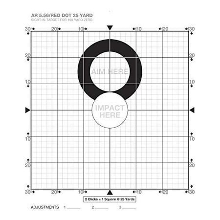 Zeroing a 308 at 25 yards for 100yards : r/CAguns