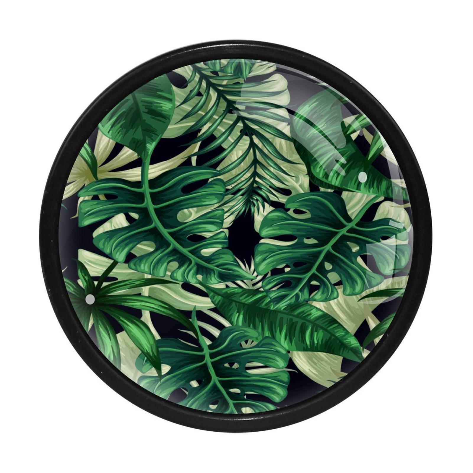 4 Pcs Leaves Knobs for Kitchen Cabinet Cupboard Dresser Bookcase Drawer ...