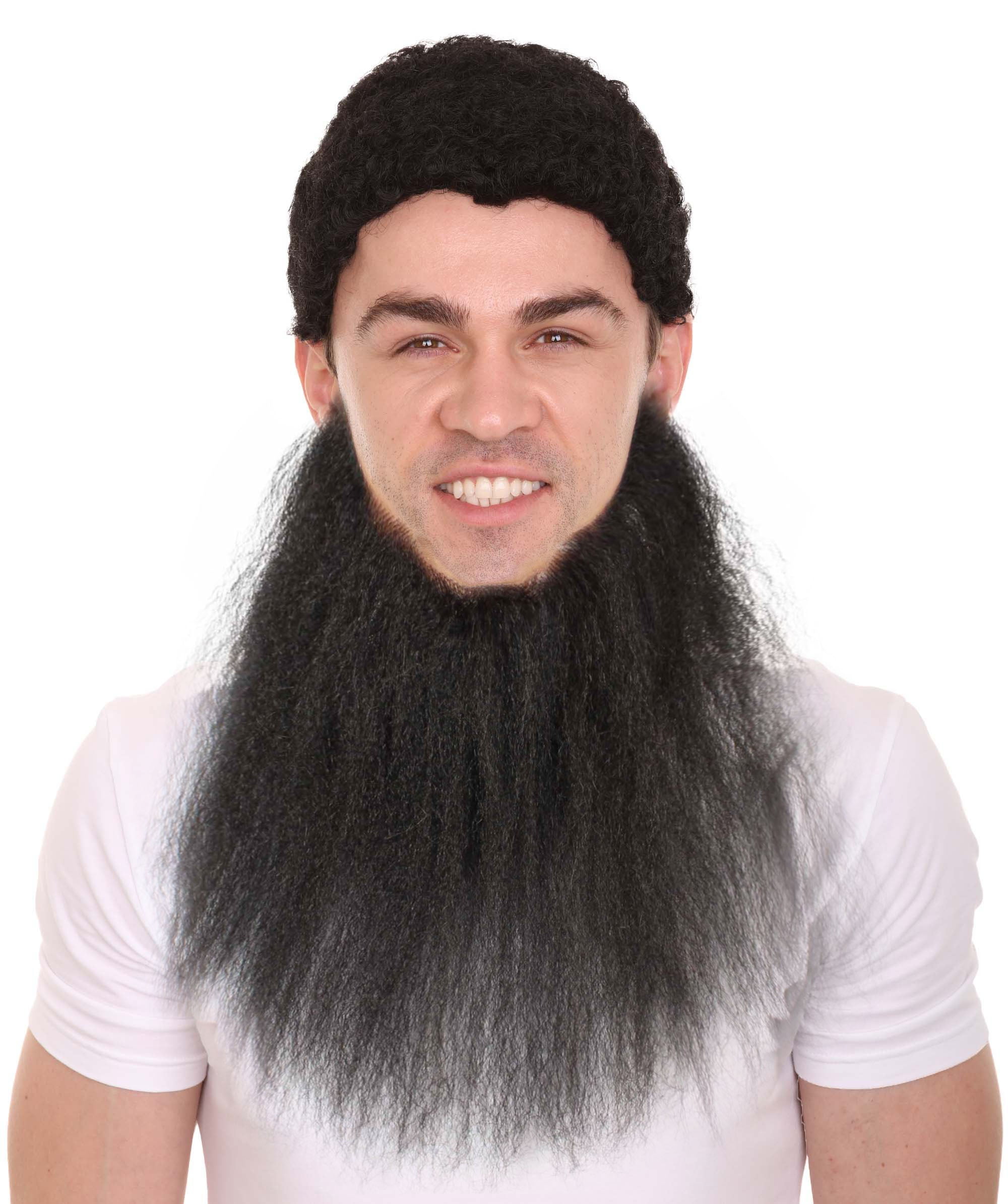 Men's Southern Long Beard Styles | Black Human Hair | HPO - Walmart.com