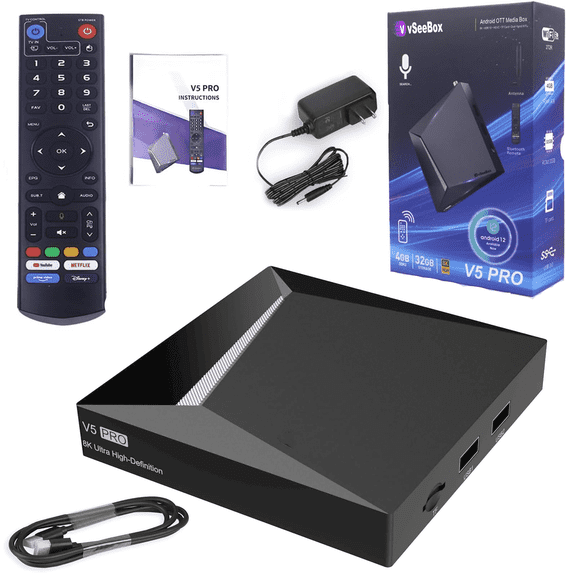 2025 vcbox elite with Voice Control 4GB RAM 128GB Storage Powerful ...