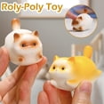 Adorable Rocking Cats Statues Resin Home Decors Pieces Stress Reducing ...