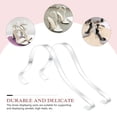 RENACLIPY Clear Acrylic Shoe Display Stand for High Heels and Sandals ...