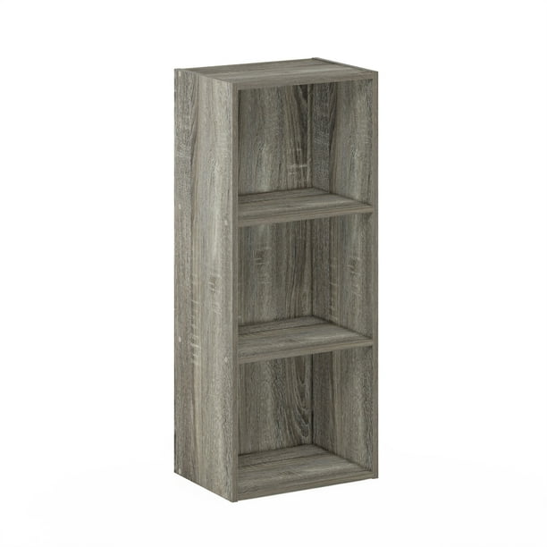 Furinno Luder 3-Tier Open Shelf Bookcase, French Oak - Walmart.com