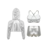 Doomiva Girls Rave Disco Party Cos tume Sequin Jazz Hip Hop Dancing ...