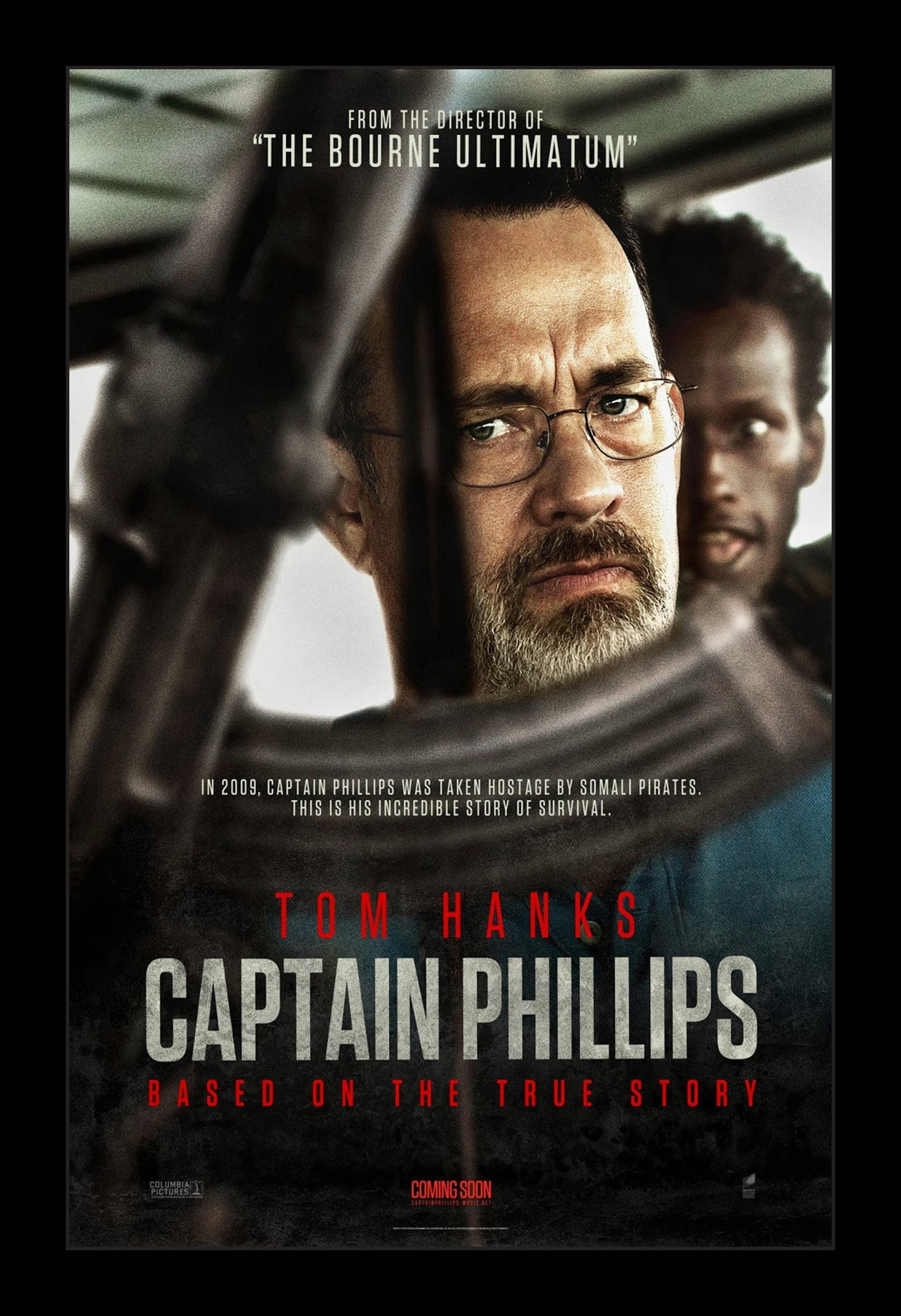 CAPTAIN PHILLIPS - 11x17 Framed Movie Poster - Walmart.com