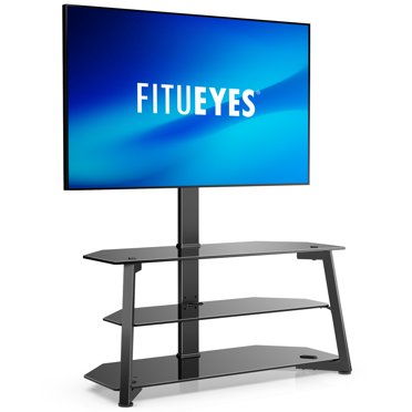 AVF Curved TV Stand 32"-65" Flat or Curved TV, Black - Walmart.com