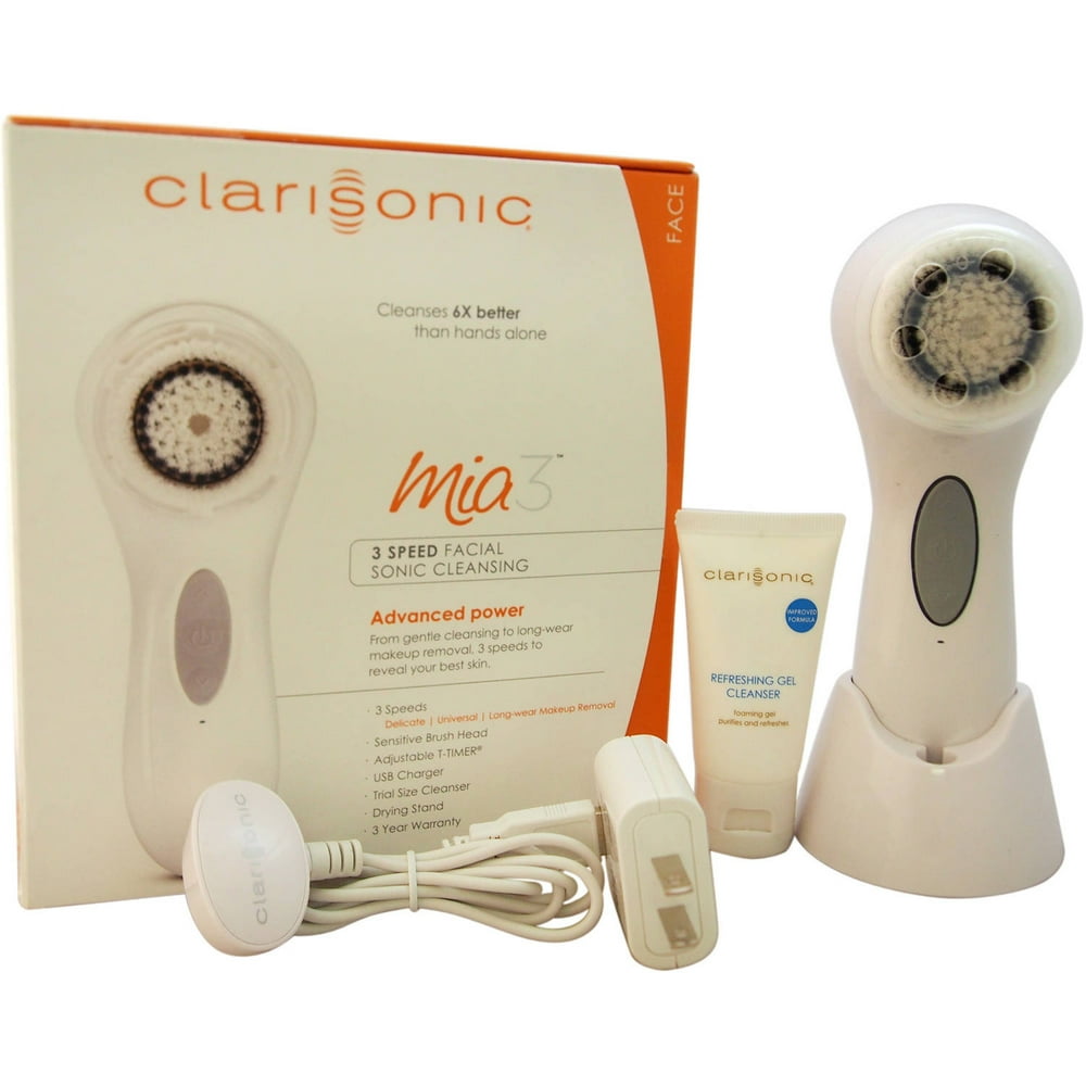 Clarisonic - Clarisonic Mia 3 Facial Sonic White Cleansing System, 6 pc ...