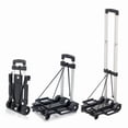 BESTYASH 1Pack Portable Foldable Trolley for Moving House Black ...