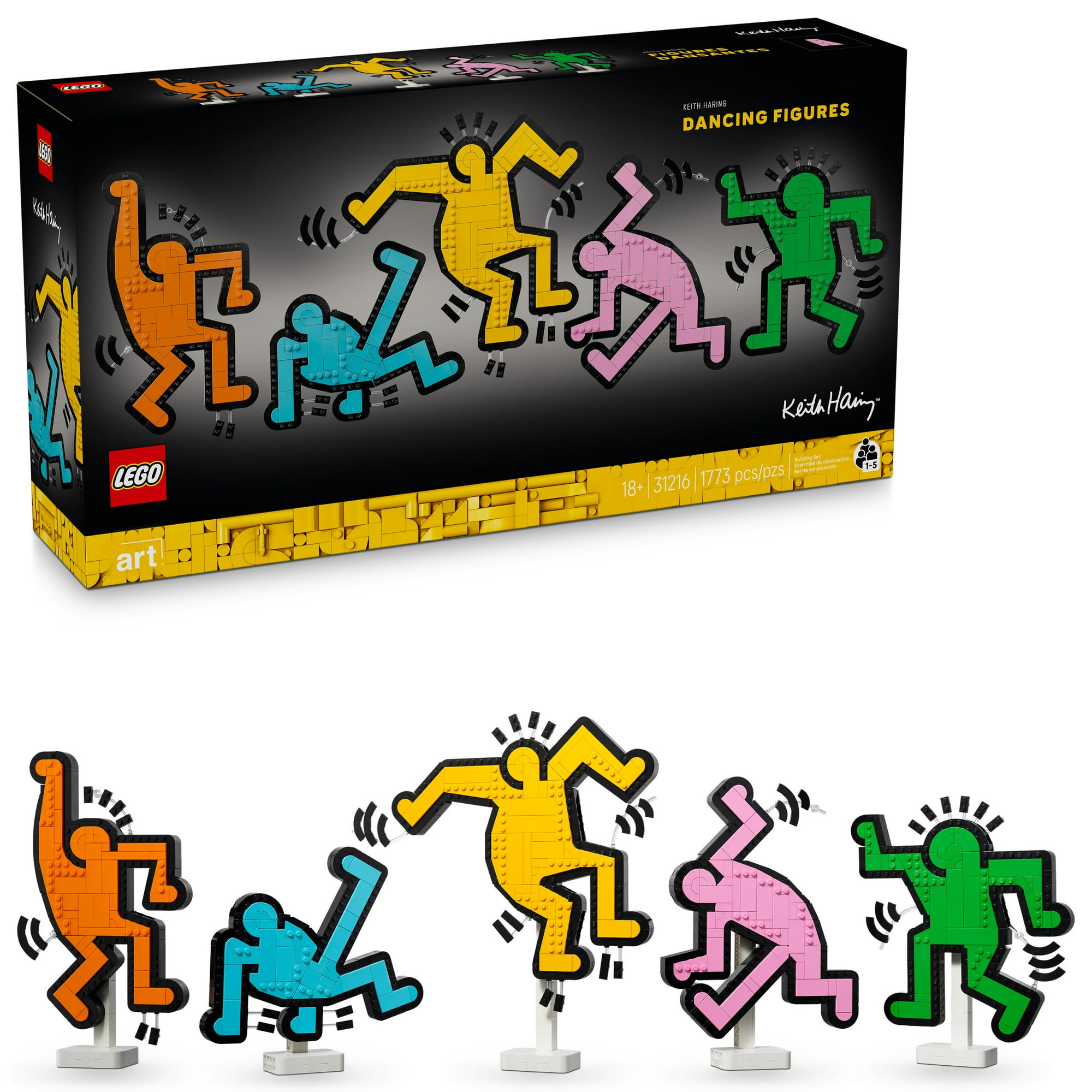 Click here for Lego Art Keith Haring - Dancing Figures - Home Dec... prices