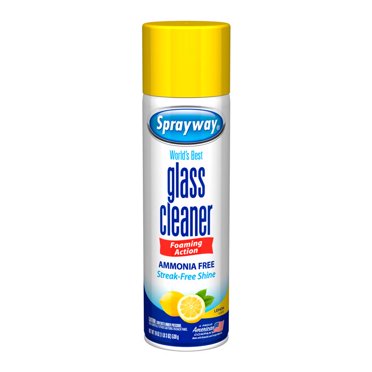 Sprayway Ammonia-Free Streak-Free Window Spray Glass Cleaner Aerosol ...