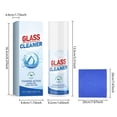 Tusihei Glass Cleaner Foam Spray, Foaming Action & Spray, Versatile ...