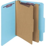 Smead SafeSHIELD® Classification Folders 2 Div Blue 10/BX Ltr (14030 ...