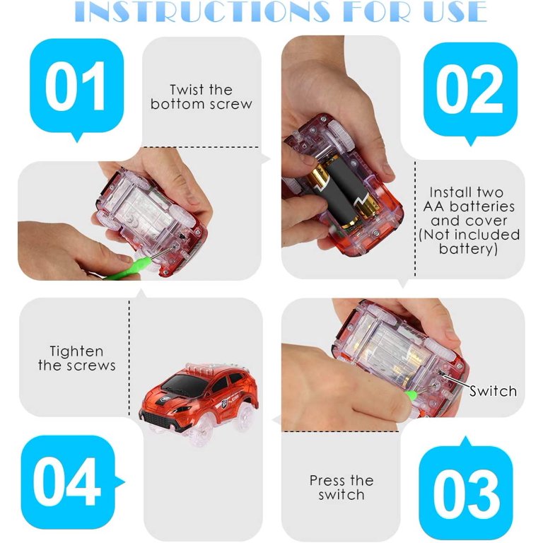 Remote Control Light Up Car Disney Cars Tracks Cars Replacement Only ...