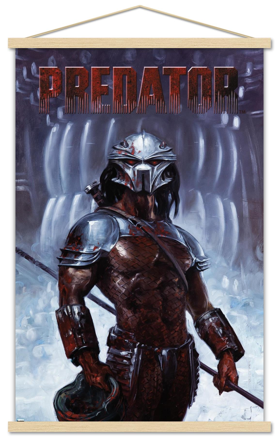 Predator - Pose Wall Poster with Wooden Magnetic Frame, 22.375" x 34 ...