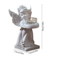 European Standing Posture Vintage Made Old Wing Angelic Hand Rest ...