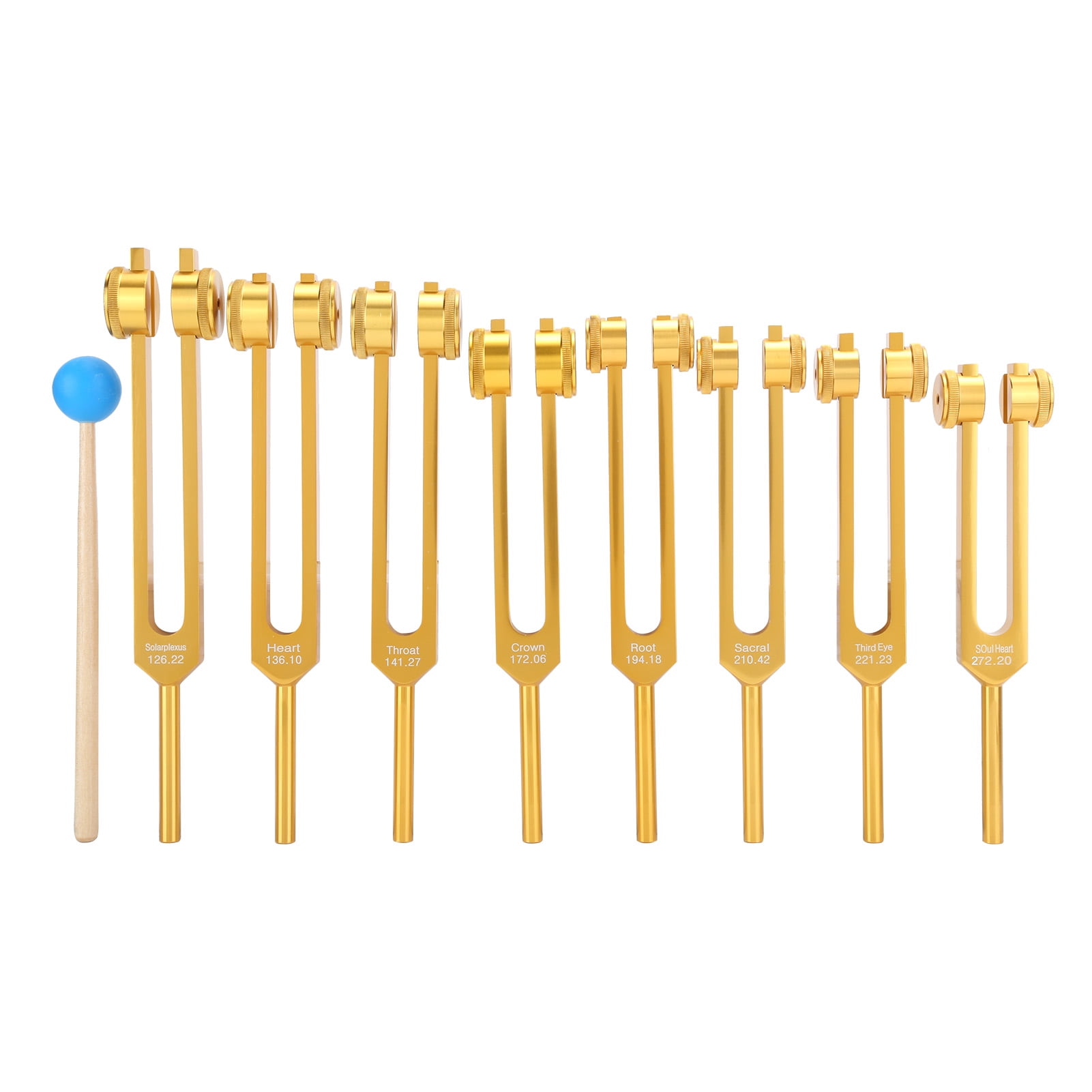 Juego de diapasones, 8 piezas Diapasón de curación de sonido ...