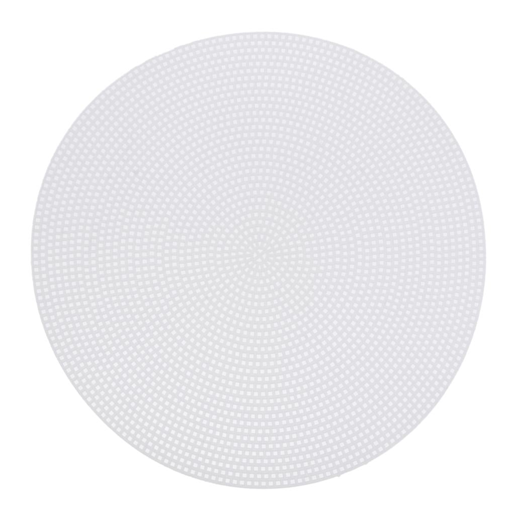 Needlework DIY Round Canvas Shape Mesh Sheet Single Count for Crafting ...