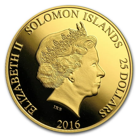 Pamp Suisse - 1/4 oz $25 Solomon Islands Proof Gold Lady Liberty (In ...