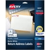 "Avery Shipping & Mailing Easy Peel Return Address Labels, 1/2""x1-3/4 ...